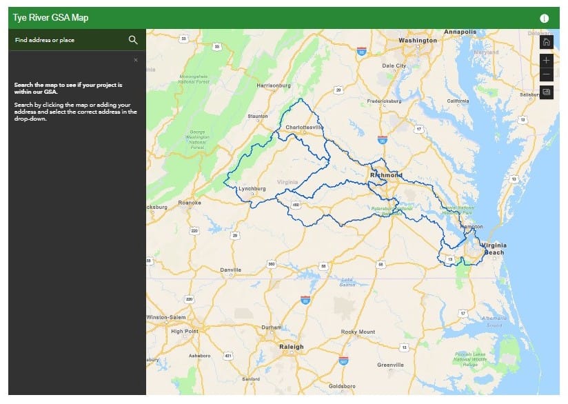 Interactive Mapping Makes Permitting Simple - Tye River Mitigation Bank Interactive Mapping Makes Permitting Simple - Tye River Mitigation Bank